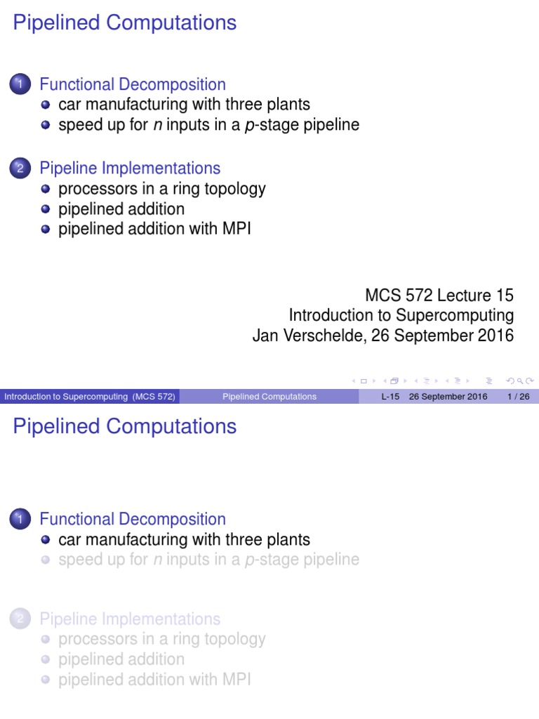 Pipelines | PDF | Supercomputer | Central Processing Unit