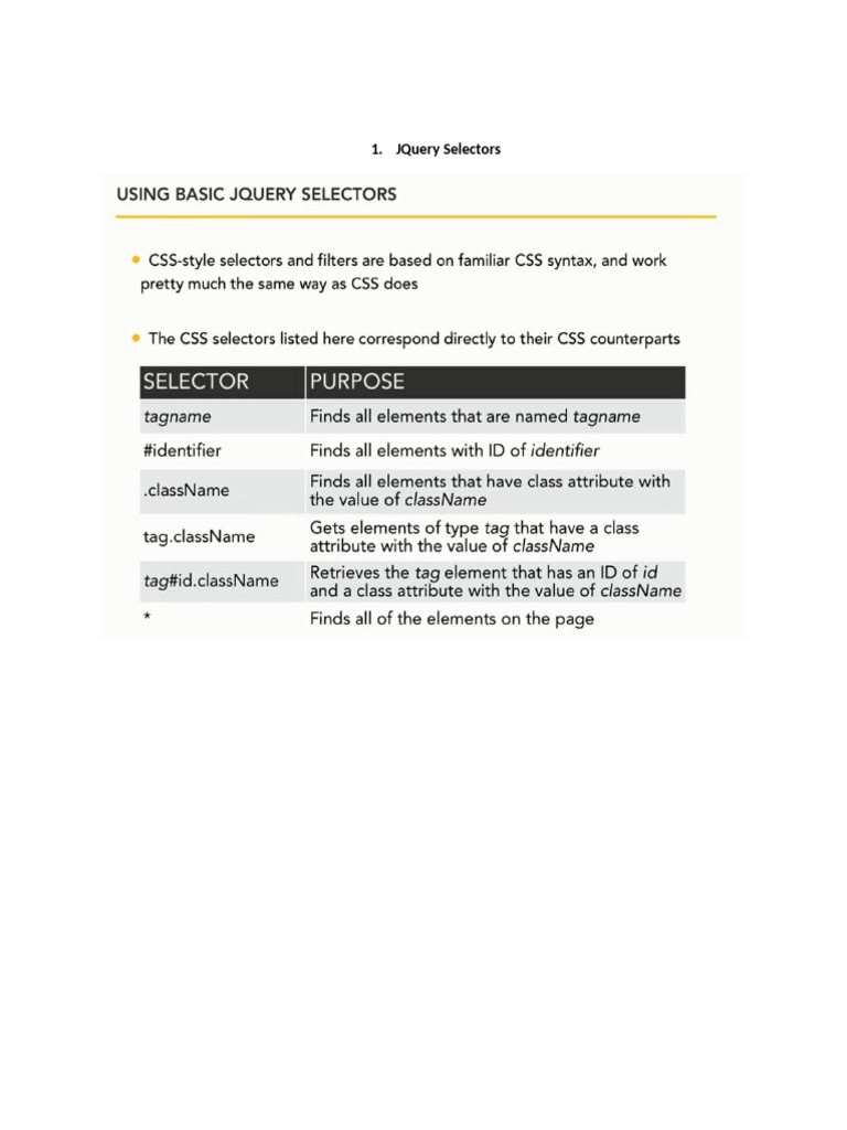 J Query Modified Tutorials | PDF | J Query | Html