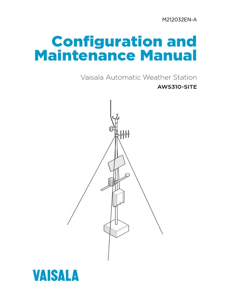 AWS310-SITE Configuration and Mainatenance Manual M212032en-A | PDF ...
