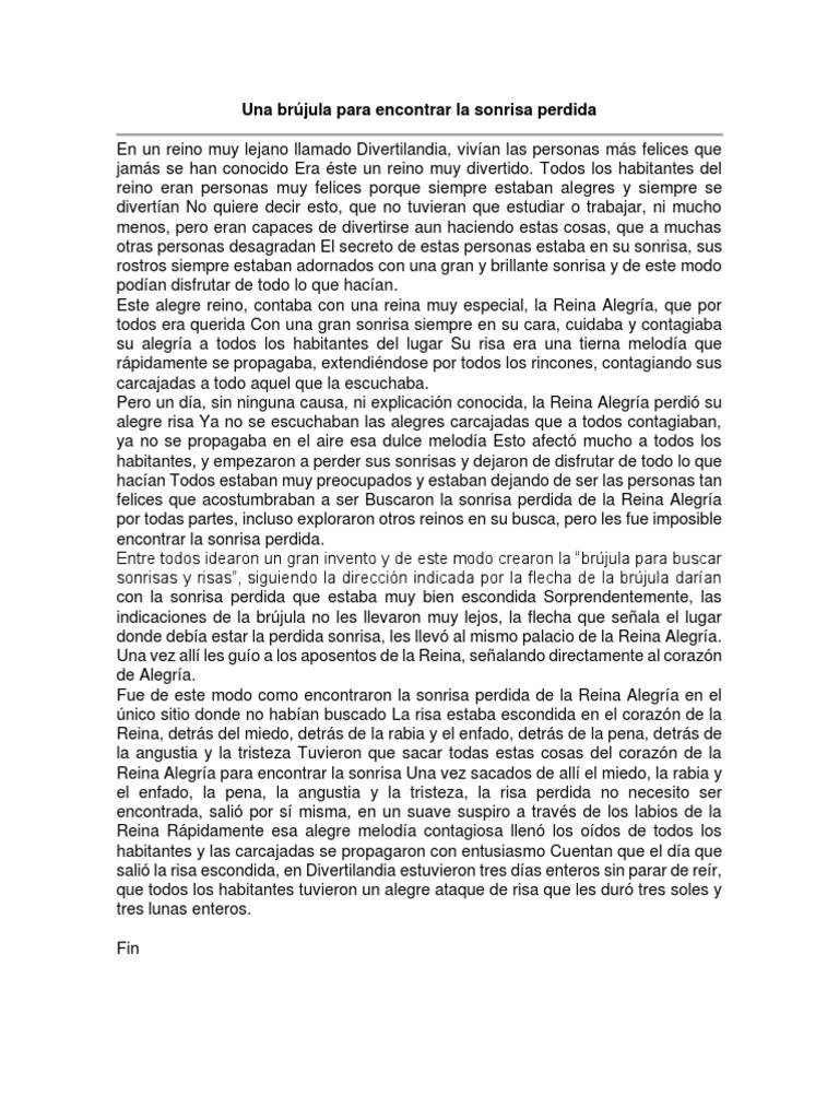 La brújula de la sonrisa perdida | PDF | La risa