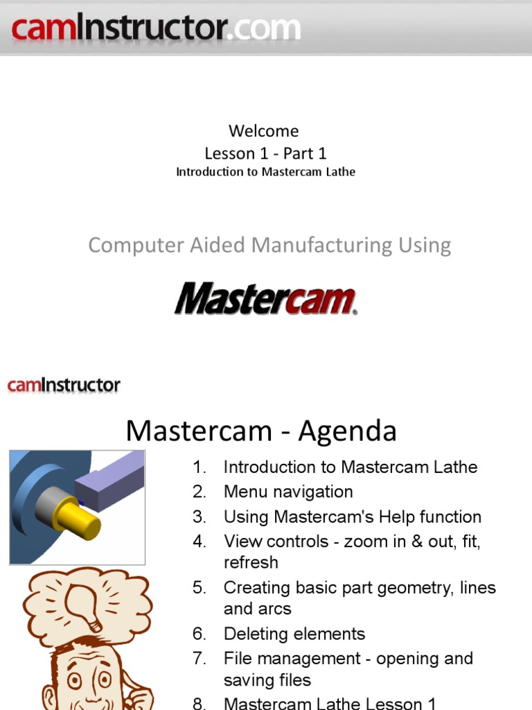 Lesson-1-Part-1 Cam Instructor | PDF | Machine Tool | Metalworking