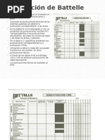 Plantilla Puntuaciones Battelle en Word para Completar | PDF | Sicología | Conceptos psicologicos