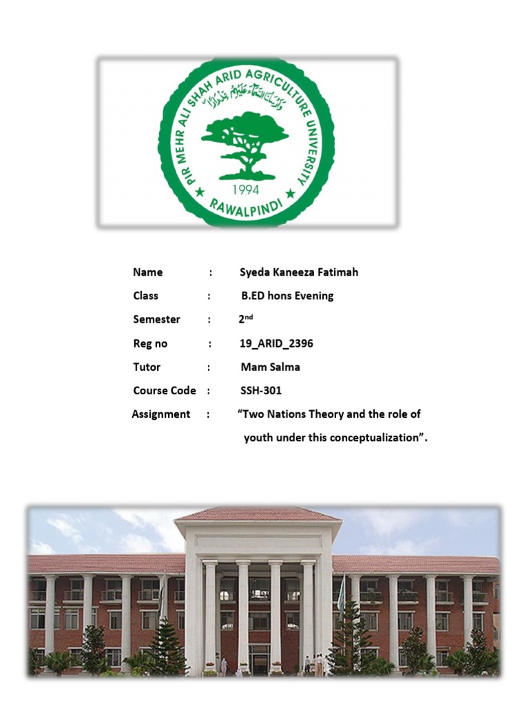 Pakistan Studies Assignment 02 PDF | PDF | All India Muslim League ...