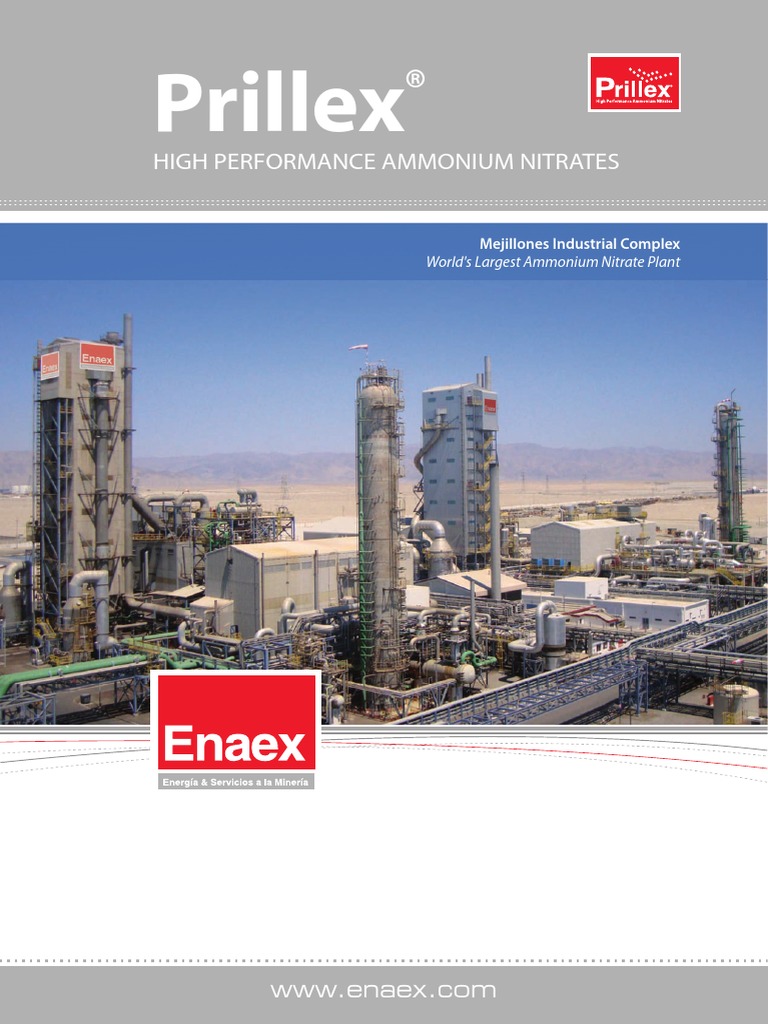 Prillex: High Performance Ammonium Nitrates | PDF | Chemistry | Materials