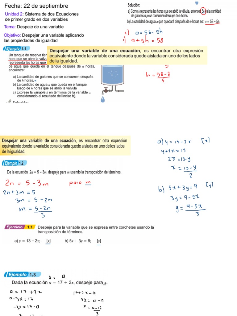 Clase de Math 22-09 PDF | PDF