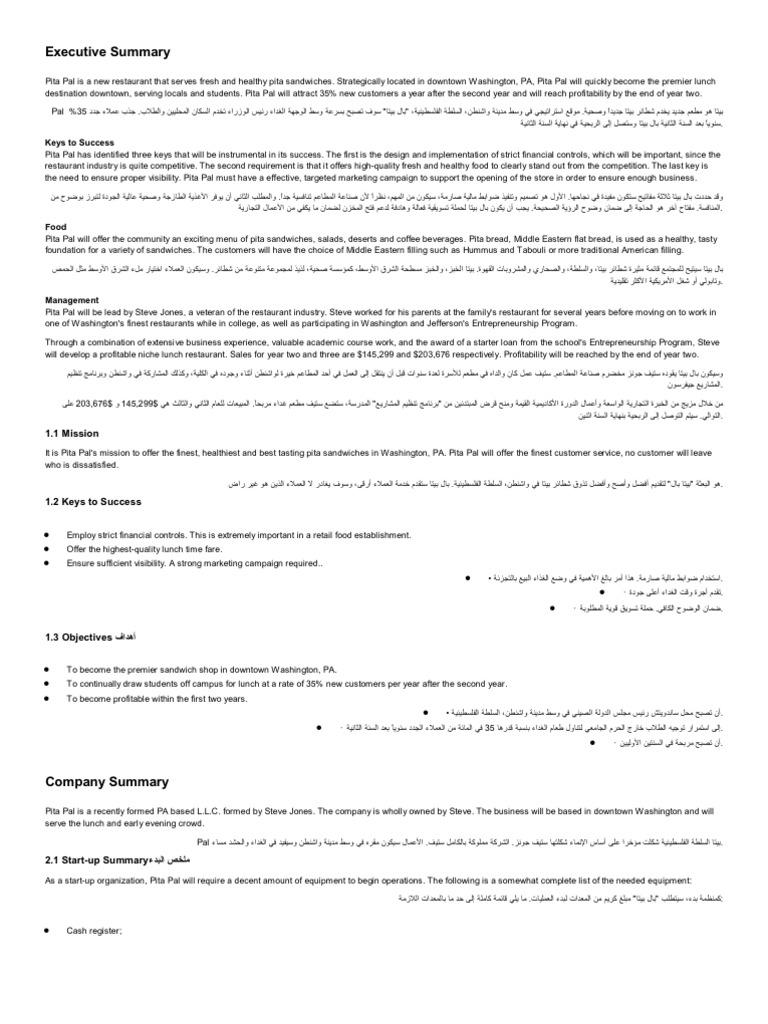 Sandwich Restaurant Business Plan | Current Liability | Balance Sheet