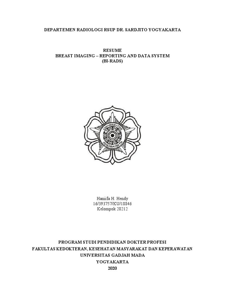 Klasifikasi BI-RADS untuk Mammografi | PDF | Sains & Matematika