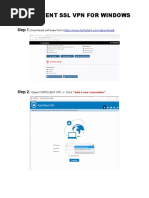 Forticlient Install Instructions For Windows | PDF