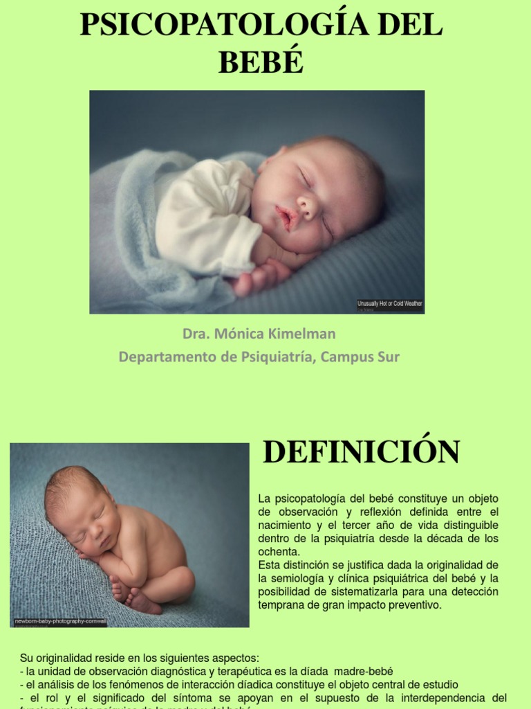 Psicopatología del Bebé y Apego Materno | PDF | Teoría de apego ...