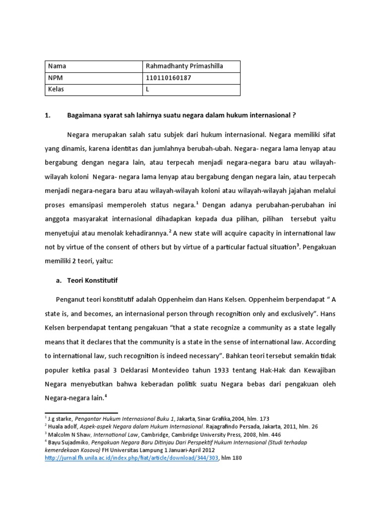 Tgsl-18-Rahmadhanty Primashilla | PDF | Hukum