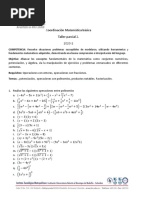 Parcial #2 Matematicas ITM Modelo | PDF | Matemáticas