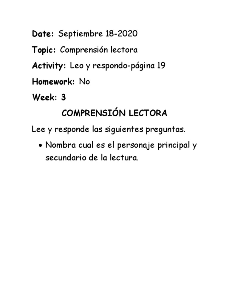 Comprensión Lectora La Tortuga Gigante | PDF