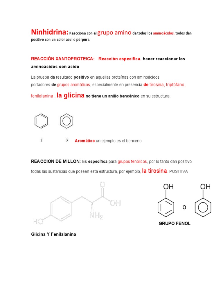 Ninhidrina | PDF | Ciencia y matemáticas