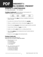 Present Continuous - Kahoot 2 | PDF