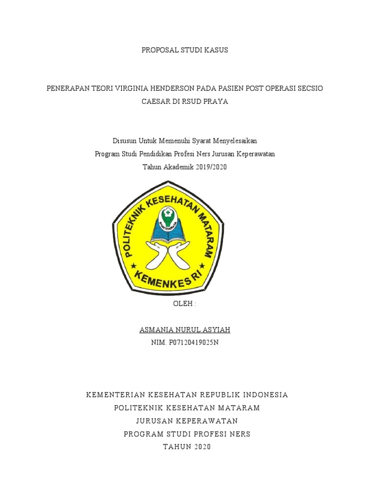 Proposal Studi Kasus Fix | PDF