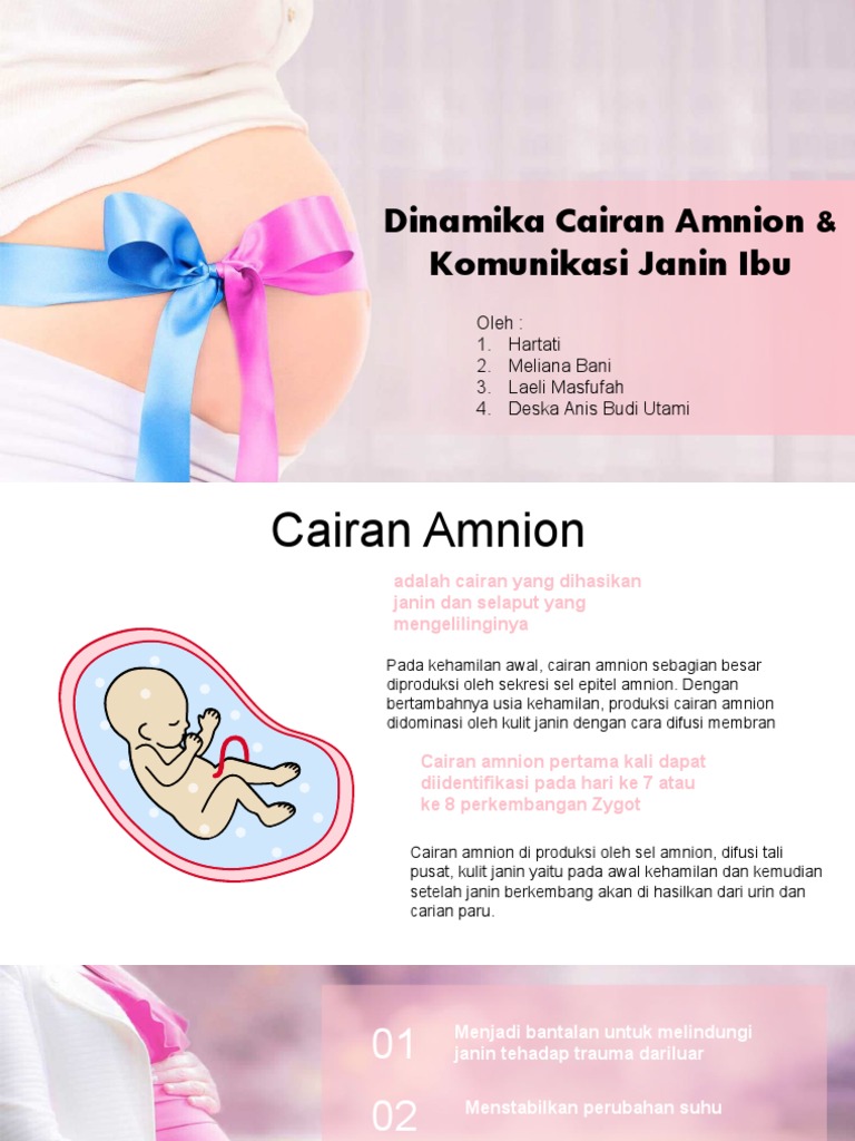 Dinamika Cairan Amnion & Komunikasi Janin Ibu (Kelompok 6) | PDF