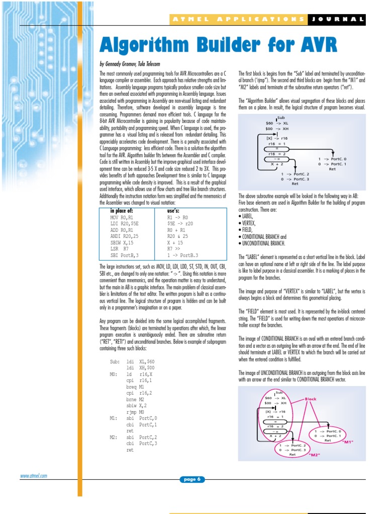 Avr Builder | PDF | Assembly Language | C (Programming Language)