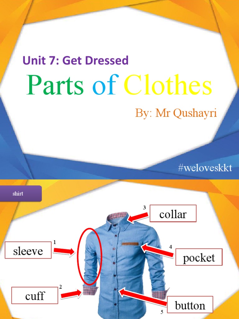 Unit 7: Get Dressed: Parts | PDF