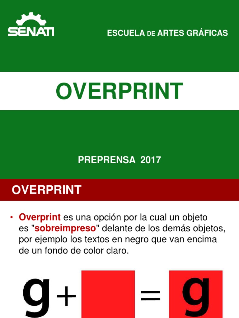 Overprint | PDF