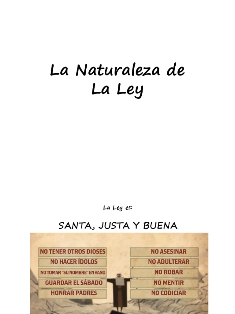 Naturaleza de La Ley Mosaica | PDF | Pecado | Creencia religiosa y doctrina