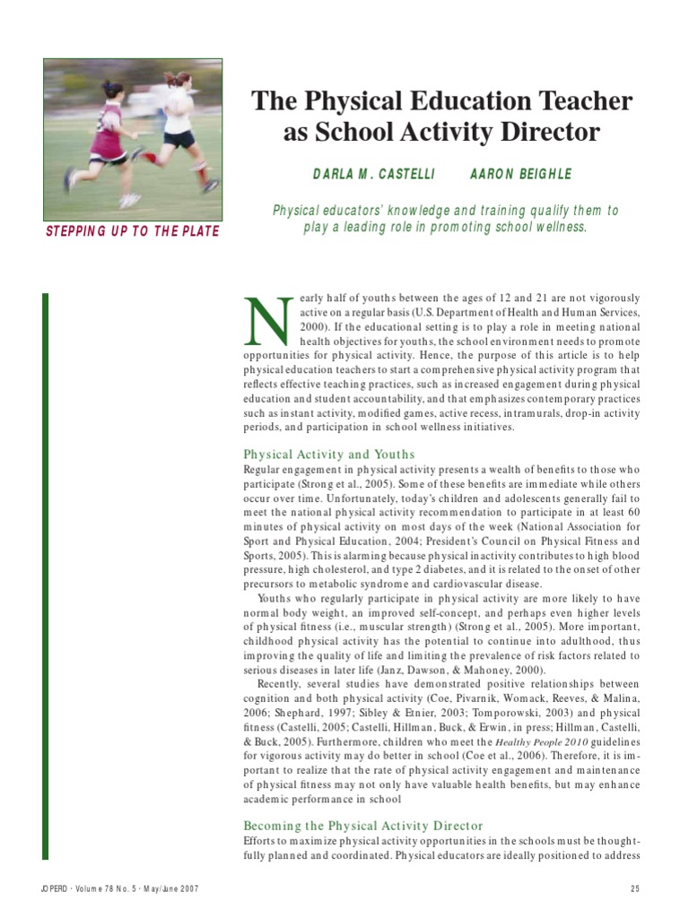 Physical Education Guide | PDF | Physical Education | Teachers