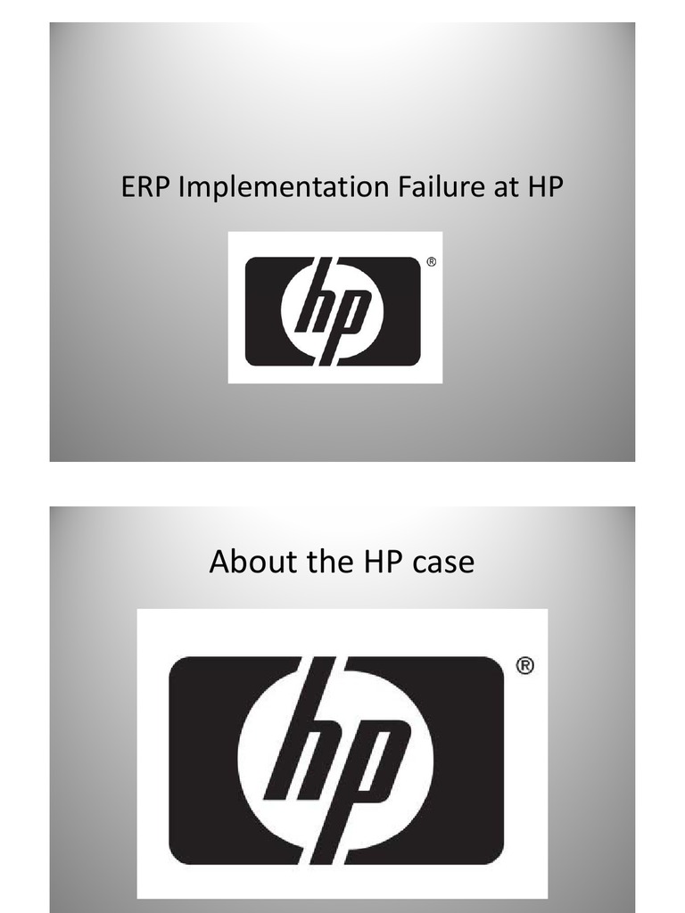 ERP Implementation Failure at HP ERP Implementation Failure at HP | PDF ...