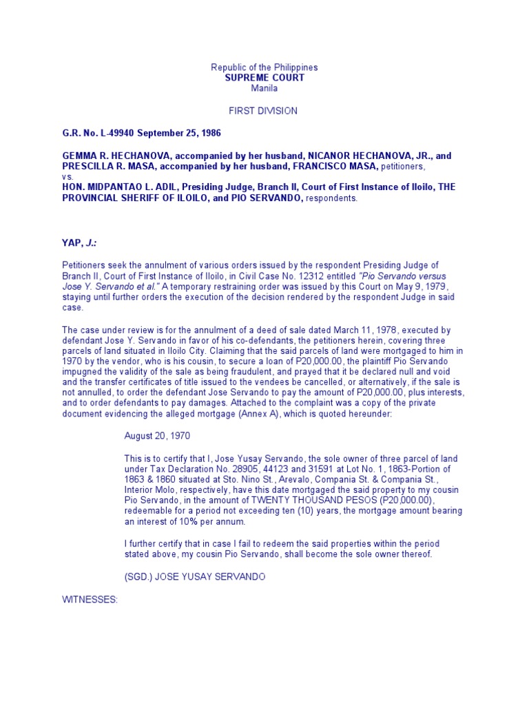 Cases Under Pledge | PDF | Mortgage Law | Lawsuit