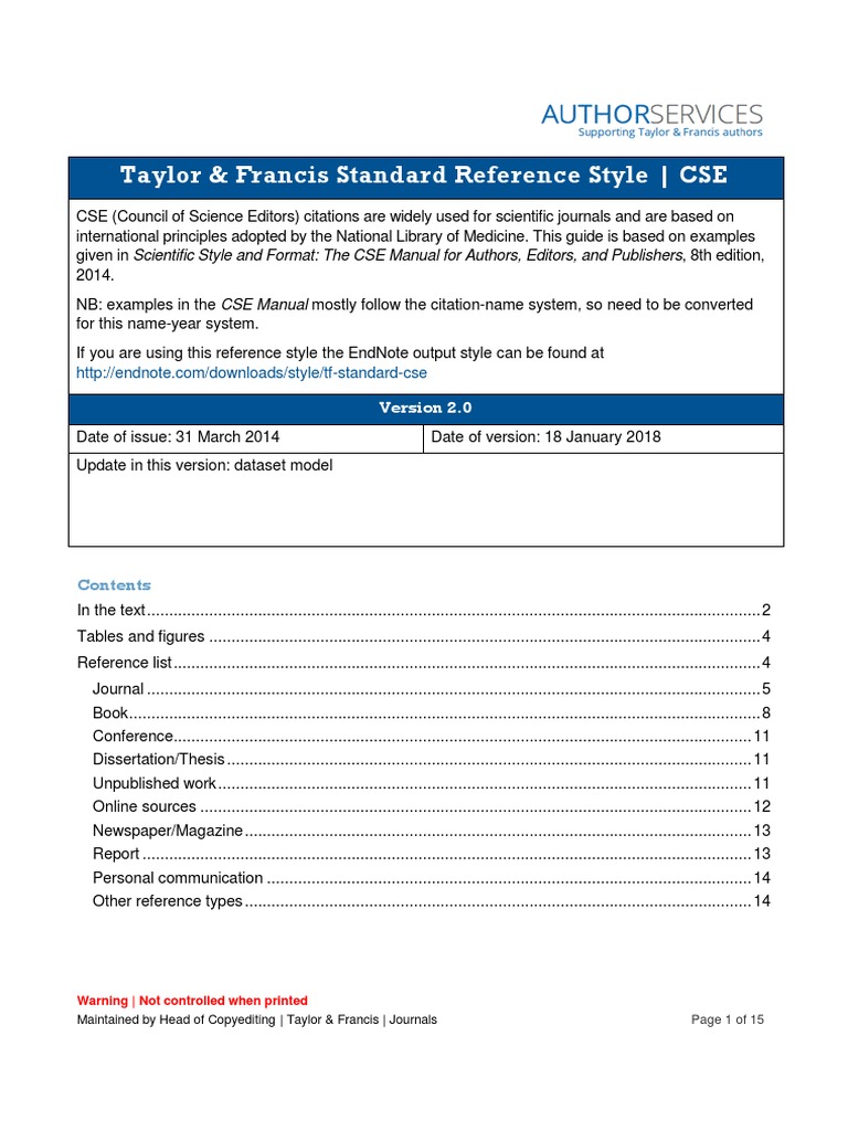 CSE Style Guide | PDF | Copy Editing | Punctuation