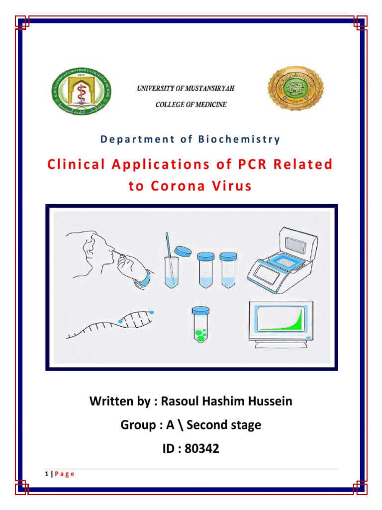 Clinical Applications of PCR Related To Corona Virus | Download Free ...