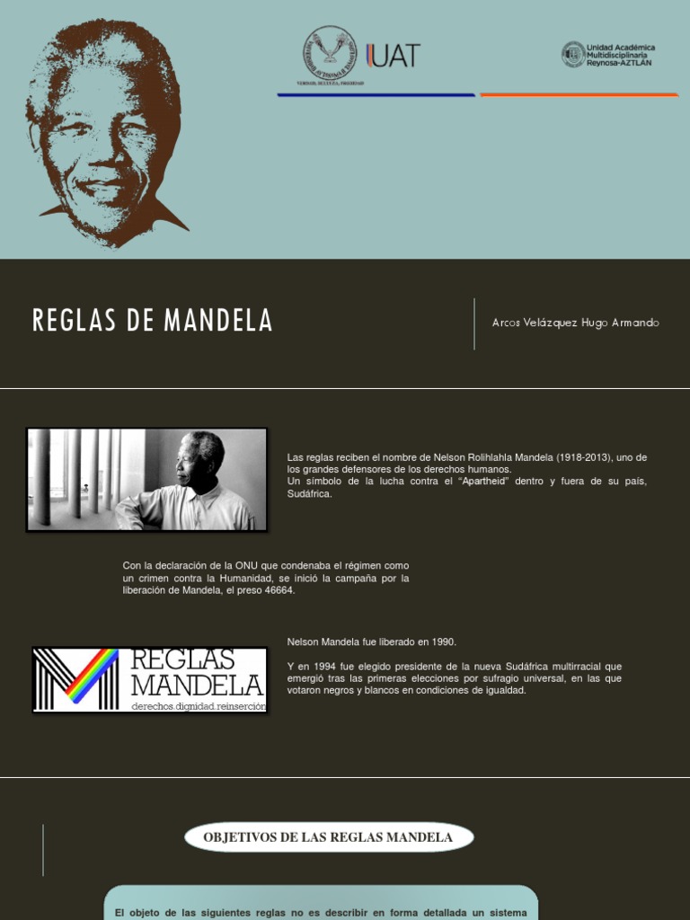 Reglas de Mandela PDF | PDF | Nelson Mandela | Prisión