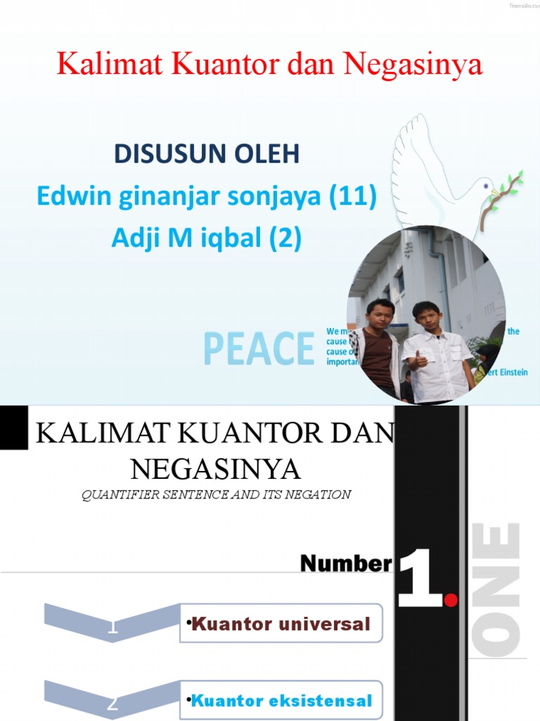 Kalimat Kuantor Dan Negasinya | PDF | Metode & Bahan Ajar