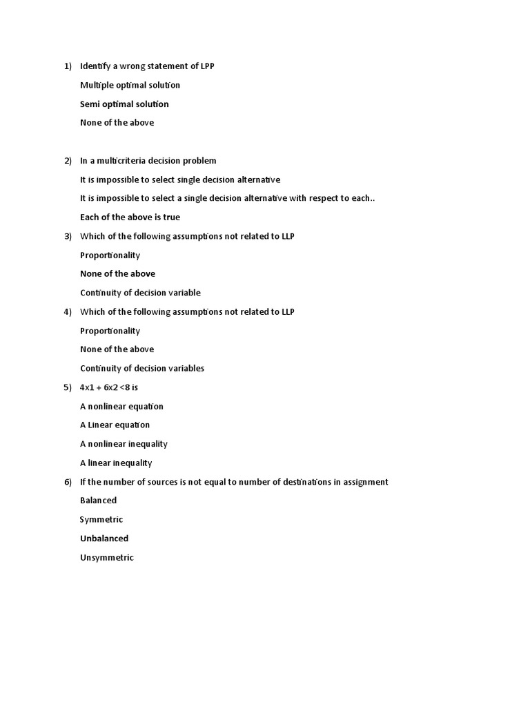 Semi Optimal Solution | PDF | Mathematical Optimization | Maxima And Minima