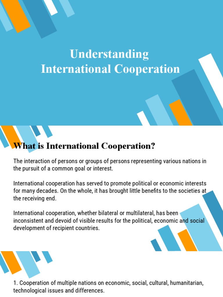 Cooperation & Collaboration | PDF | Millennium Development Goals ...