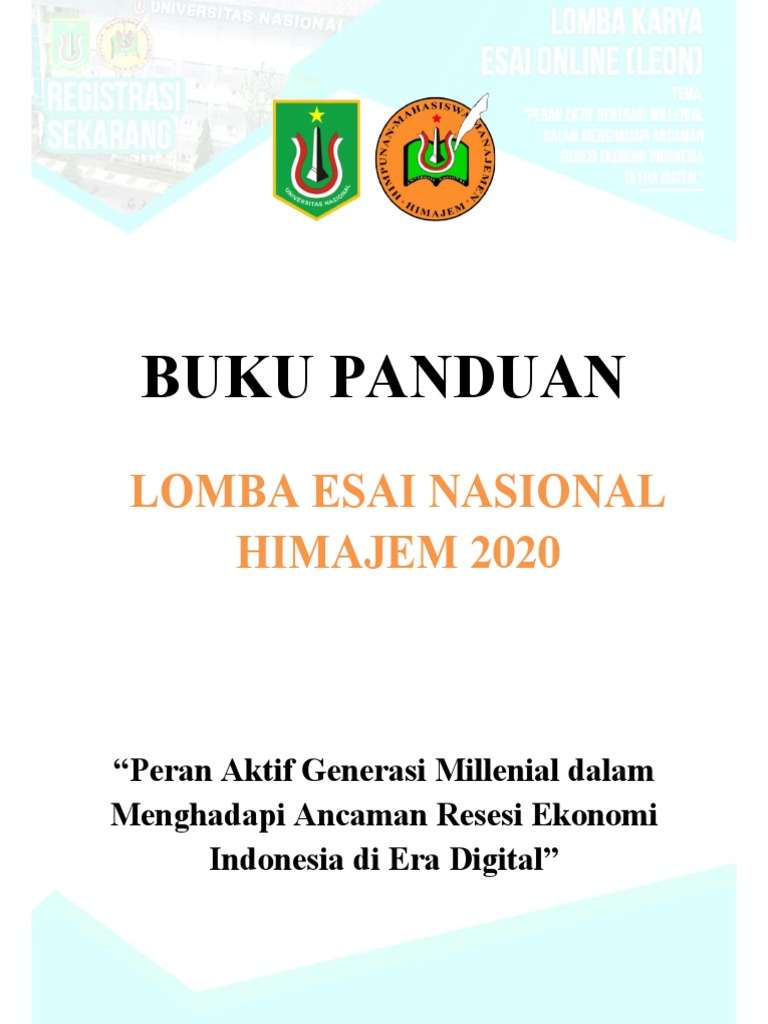 Contoh Cover Lomba Esai Nasional | PDF | Seni