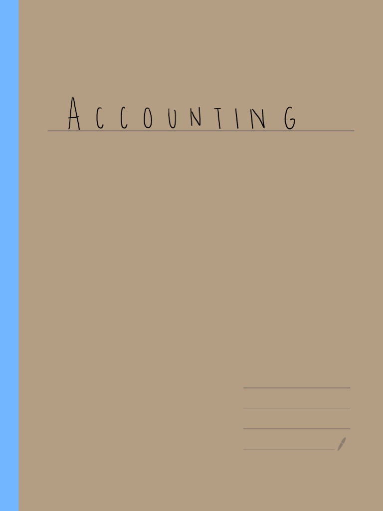 Accounting Notes PDF | PDF | Debits And Credits | Expense