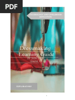 Detailed Lesson Plan in TLE | PDF | Scissors | Sewing