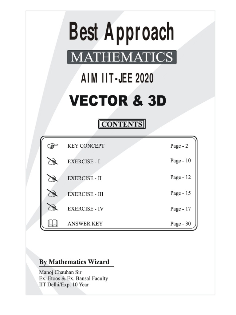 Vector & 3D - Sheet PDF | PDF | Euclidean Vector | Elementary Geometry