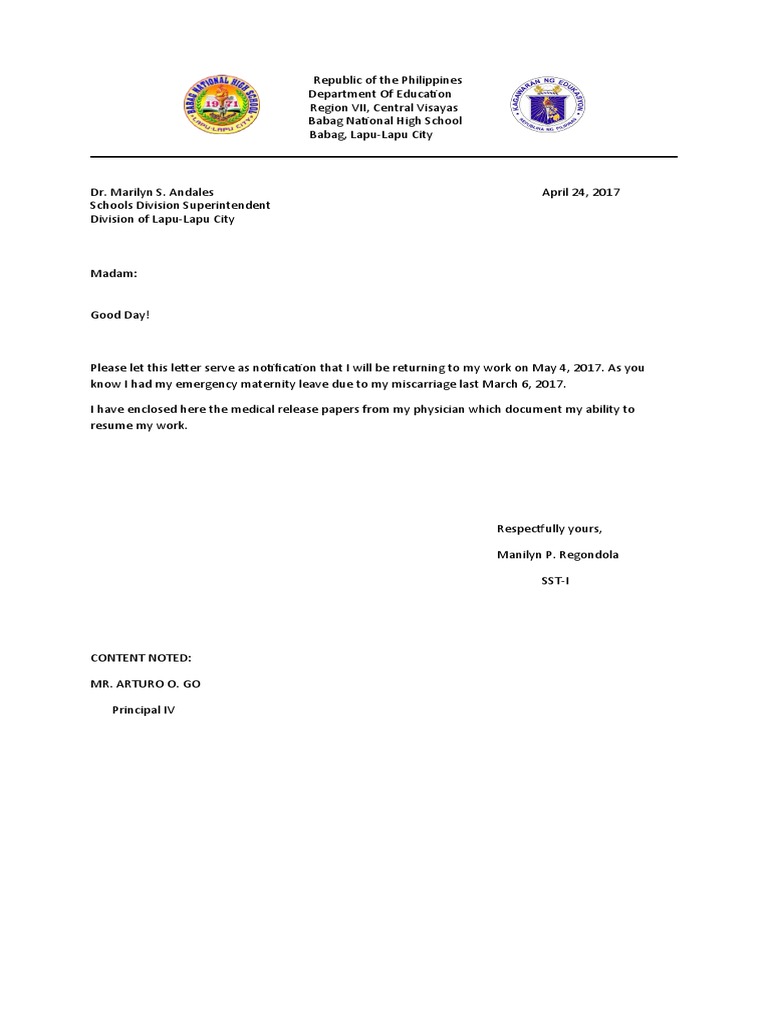 Reinstatement Letter | PDF