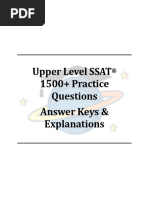 Master SSAT Vocab List | PDF | Science | Philosophical Science