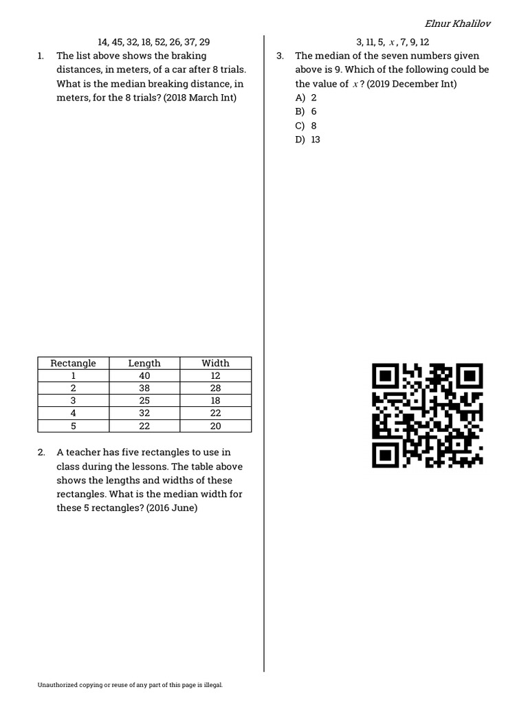 Elnur Khalilov: Unauthorized Copying or Reuse of Any Part of This Page Is Illegal | PDF ...