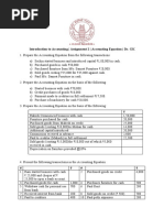 Accounting Equation Worksheet | PDF | Credit | Finance & Money Management