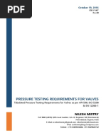 PRV Test Procedure | PDF | Valve | Leak