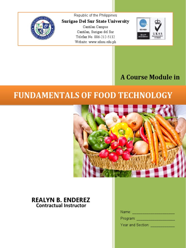 Fundamentals of Food Technology: A Course Module in | PDF | Brown Sugar ...