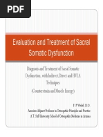 Sacral OMM Guide | PDF | Anatomical Terms Of Motion | Human Anatomy