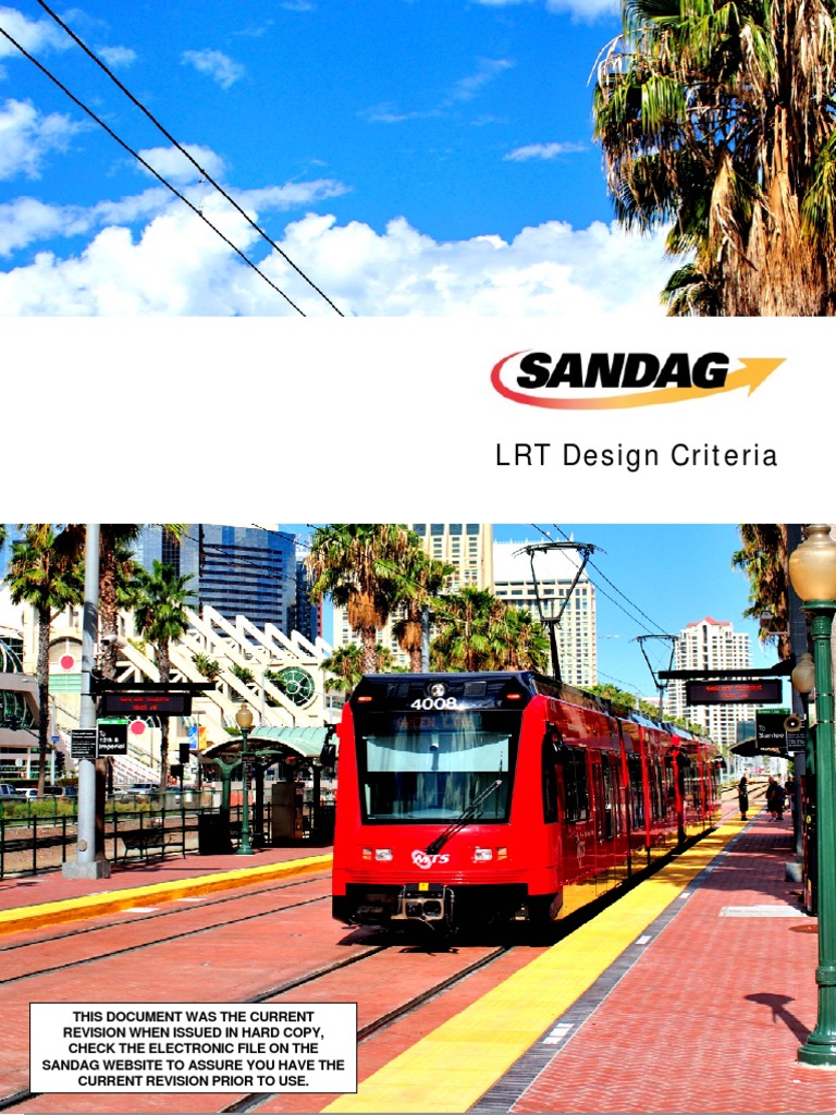 LRT Design Criteria PDF | PDF | Track (Rail Transport) | Electrical ...