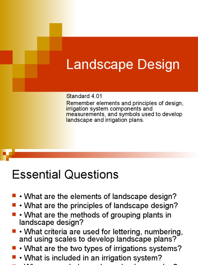 Landscape Design | PDF | Shape | Landscape