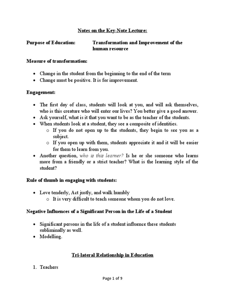 Notes On Seminar On Legal Aspects On Education | PDF | Punishments ...