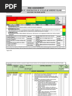 RA Mini Excavator Movement | PDF | Risk | Risk Assessment