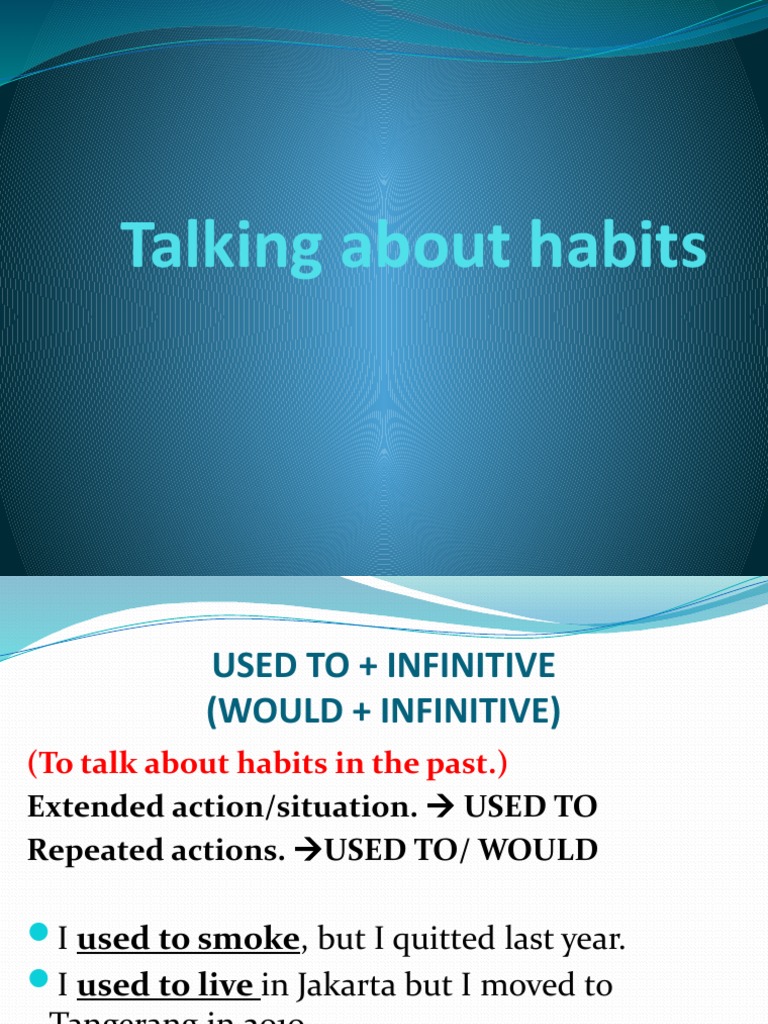 Talking About Habits | PDF