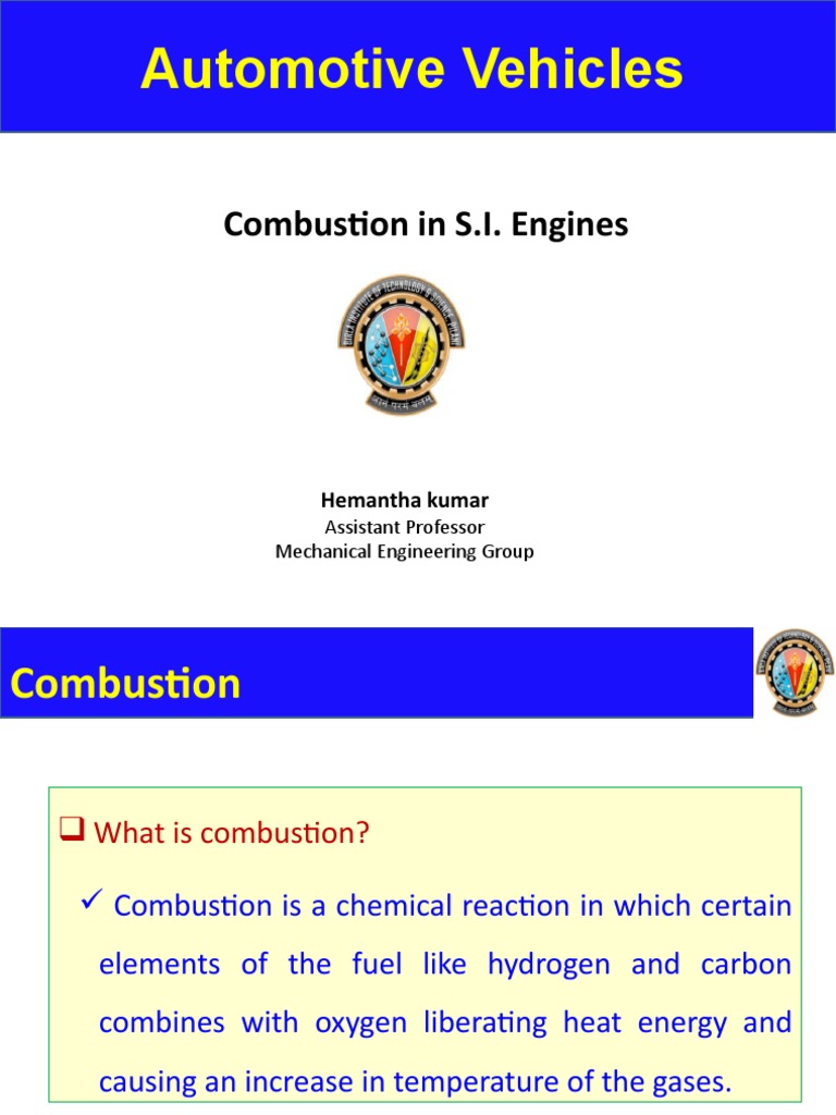 Combustion in SI Engines | PDF | Combustion | Engines